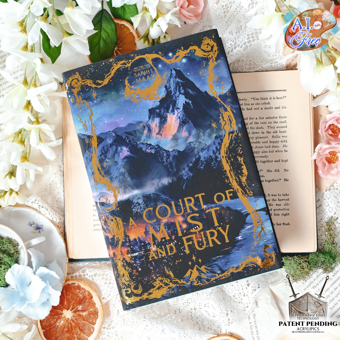 3D PRINTED PAGES A Court of Mist and Fury by Sarah J. Maas - 3D PATENT – AcryliPics.com
