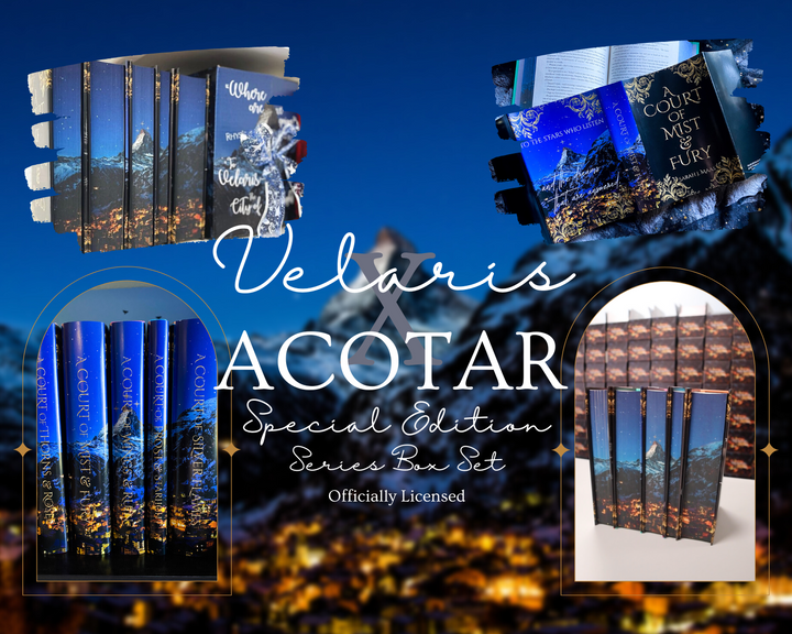 Velaris X ACOTAR Special Edition Book Box Set with Velaris Printed Pag ...