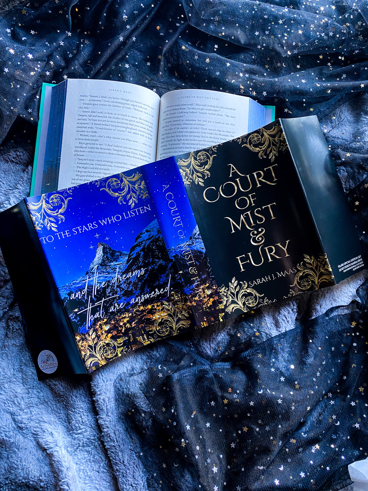 Velaris X ACOTAR Special Edition Book Box Set with Velaris Printed Pag – AcryliPics.com