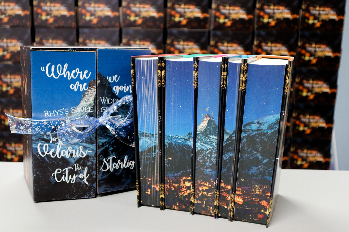 Velaris X ACOTAR Special Edition Book Box Set with Velaris Printed Pag ...