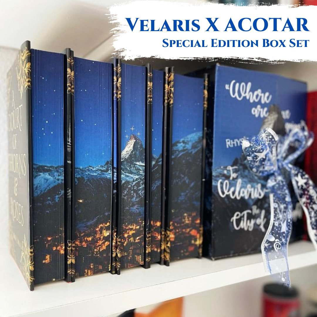Velaris X ACOTAR Special Edition Book Box Set with Velaris Printed Pag ...